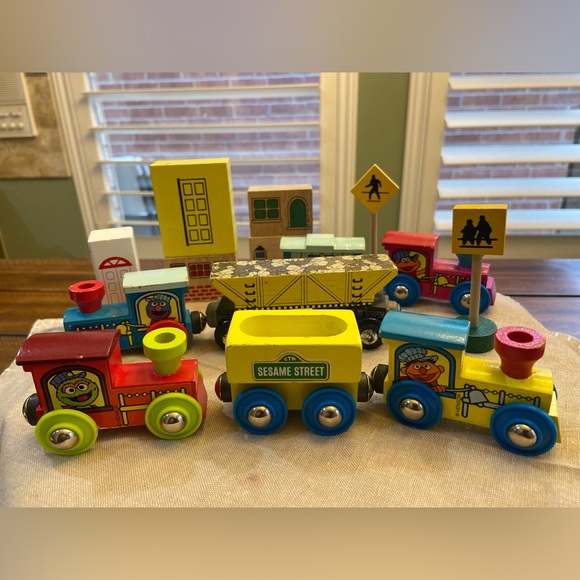 Tootsietoy Jim Henson | Toys | Vintage Jim Henson Sesame Street Wooden ...